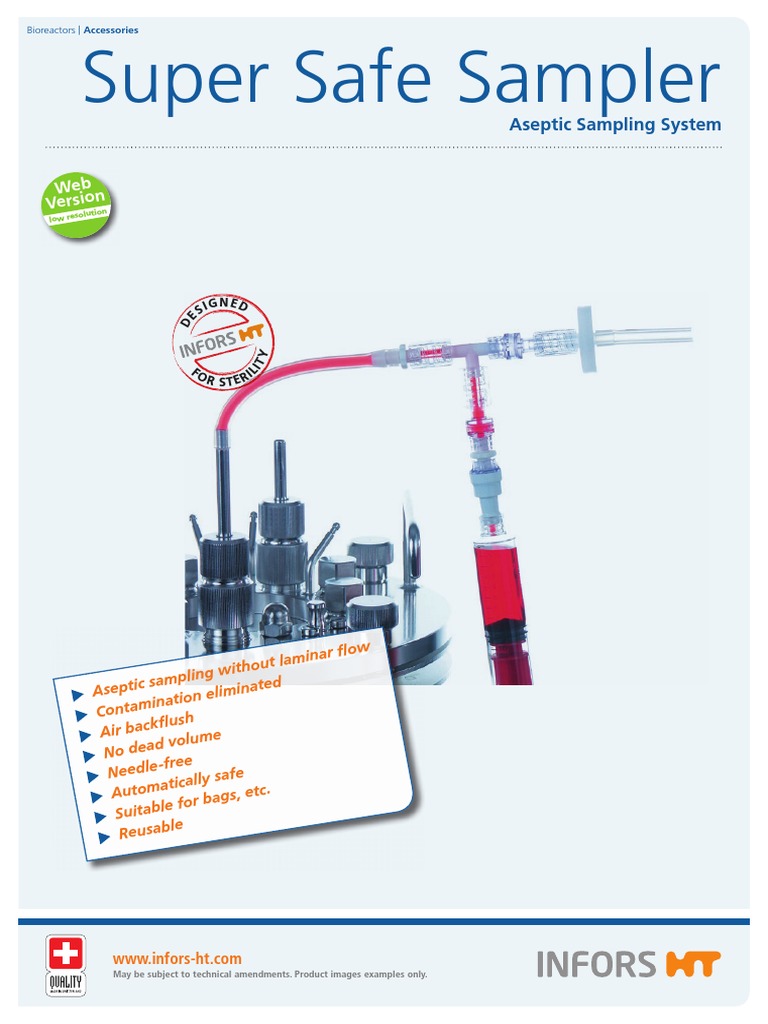 Super Safe Sampler: Aseptic Sampling System | PDF | Syringe | Equipment
