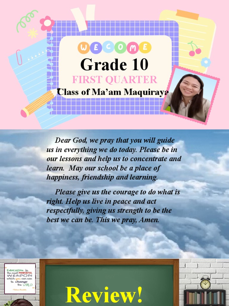 Grade 10 Arithmetic Sequences Guide | PDF | Mathematics | Mathematical ...