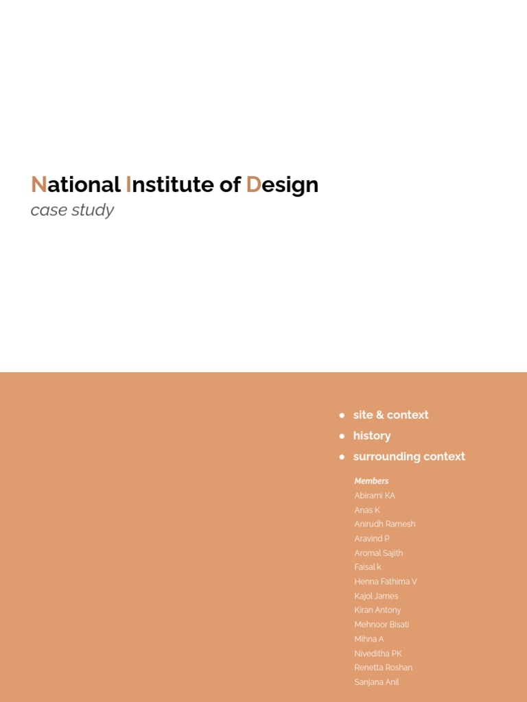 Nid Case Study Final Pdf