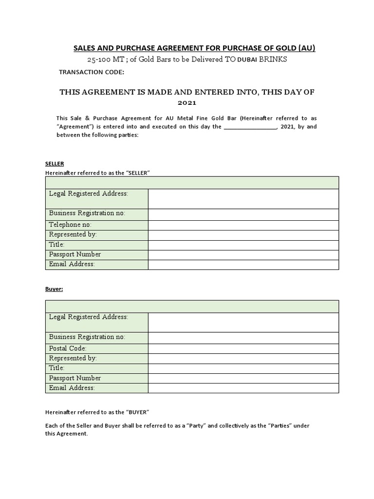 Dubai Brinks To Brinks H & B - Fco - Draft | PDF | Business Law | Business