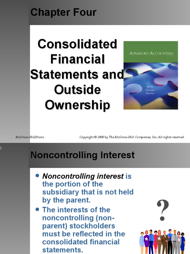 Chapter 4 - Consolidated Financial Statements and Outside Ownership ...