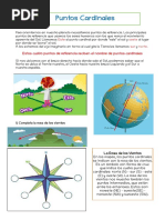 Puntos Cardinales Cardinal Points | PDF