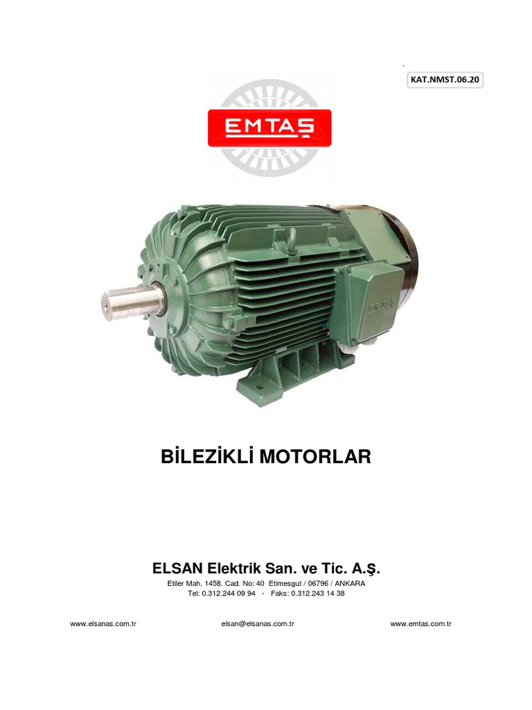 Bilezikli Motor Emtaş Katalog - BAMS | PDF