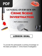 SOCO Procedure | PDF | Crime Scene | Forensic Science