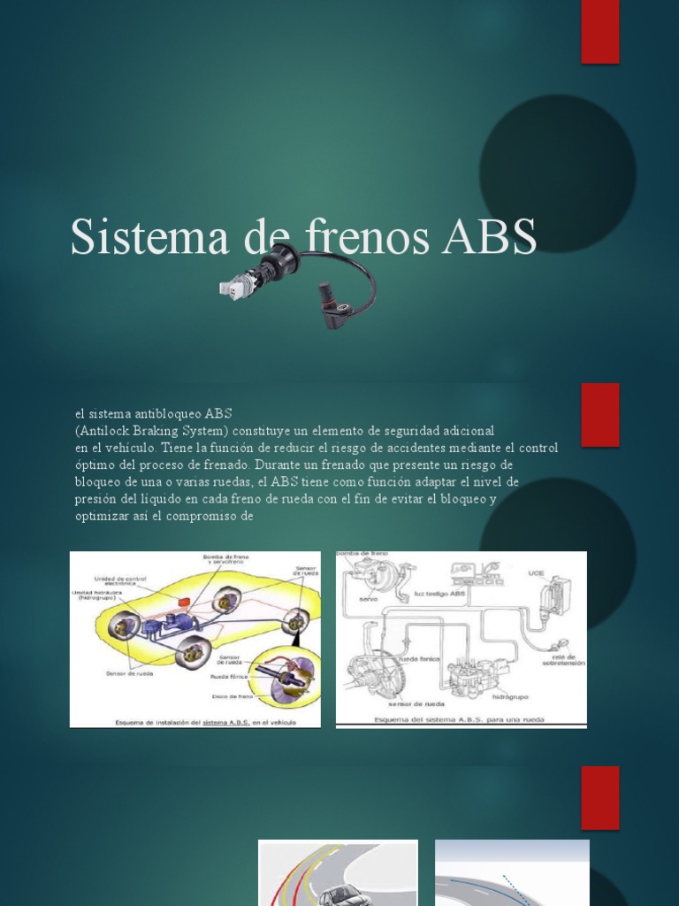 Sistema de Frenos ABS. | PDF | Sistema de freno antibloqueo | Fuerza
