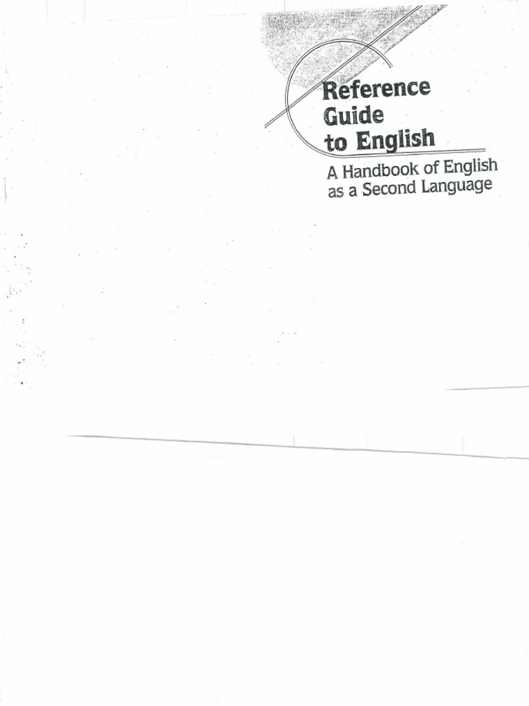 Reference Guide To English | PDF