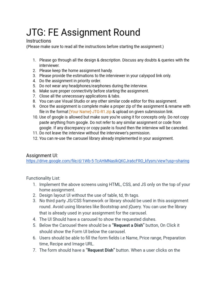 JTG - FE Assignment Round | PDF | Internet | Information Age