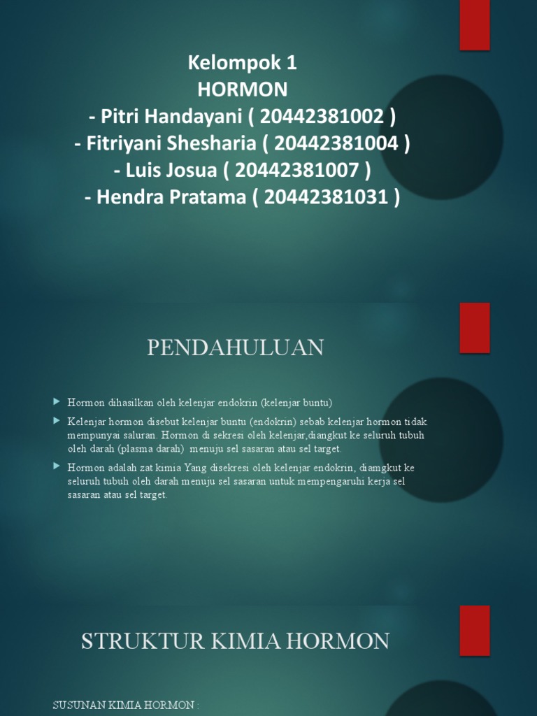 Hormon Kel 1 | PDF