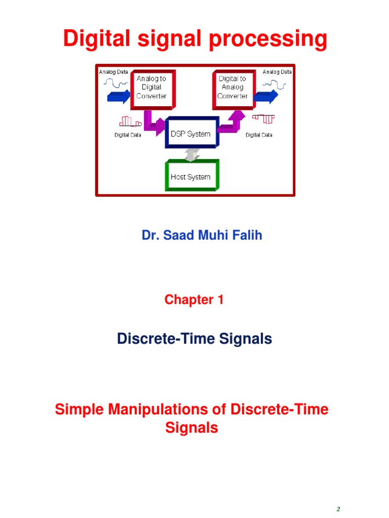 Lec-3 Digital Signal Process | PDF | Input–Output Model | Multiplication
