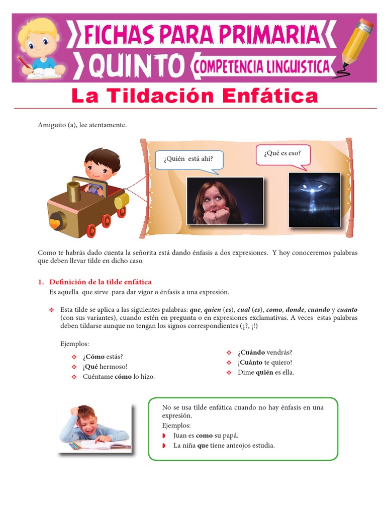 La Tildación Enfática | PDF