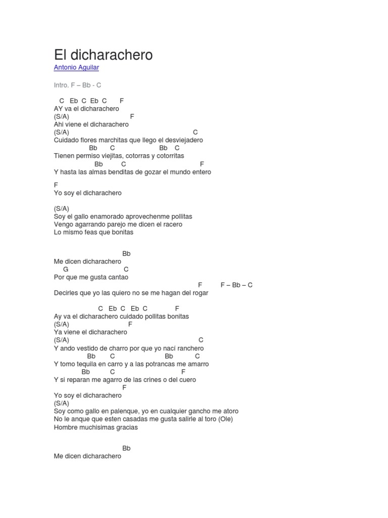 El Dicharachero F | PDF | Arte