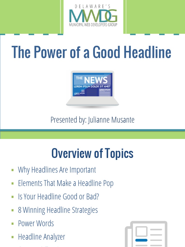 Effective Headline Strategies Guide | PDF | Curiosity | Search Engine ...