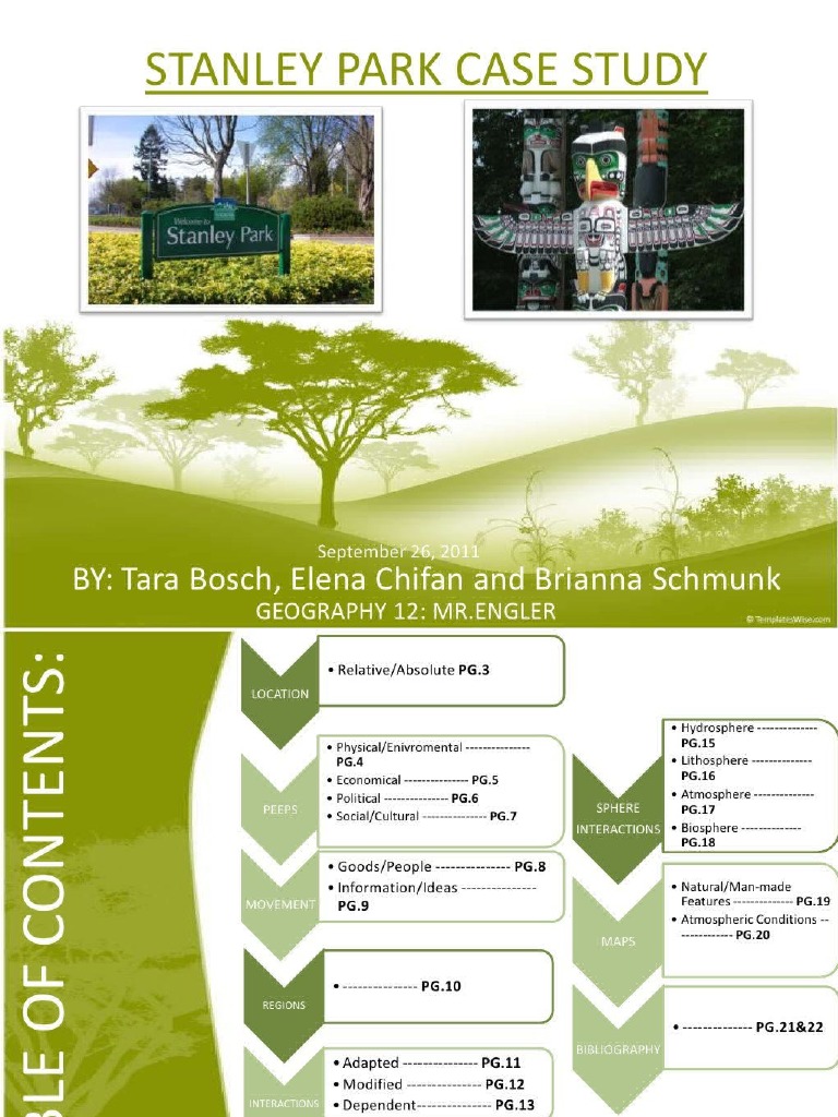 Stanley Park Case Study | PDF