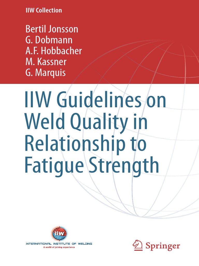 IIW Guidelines On | PDF | Fatigue (Material) | Welding