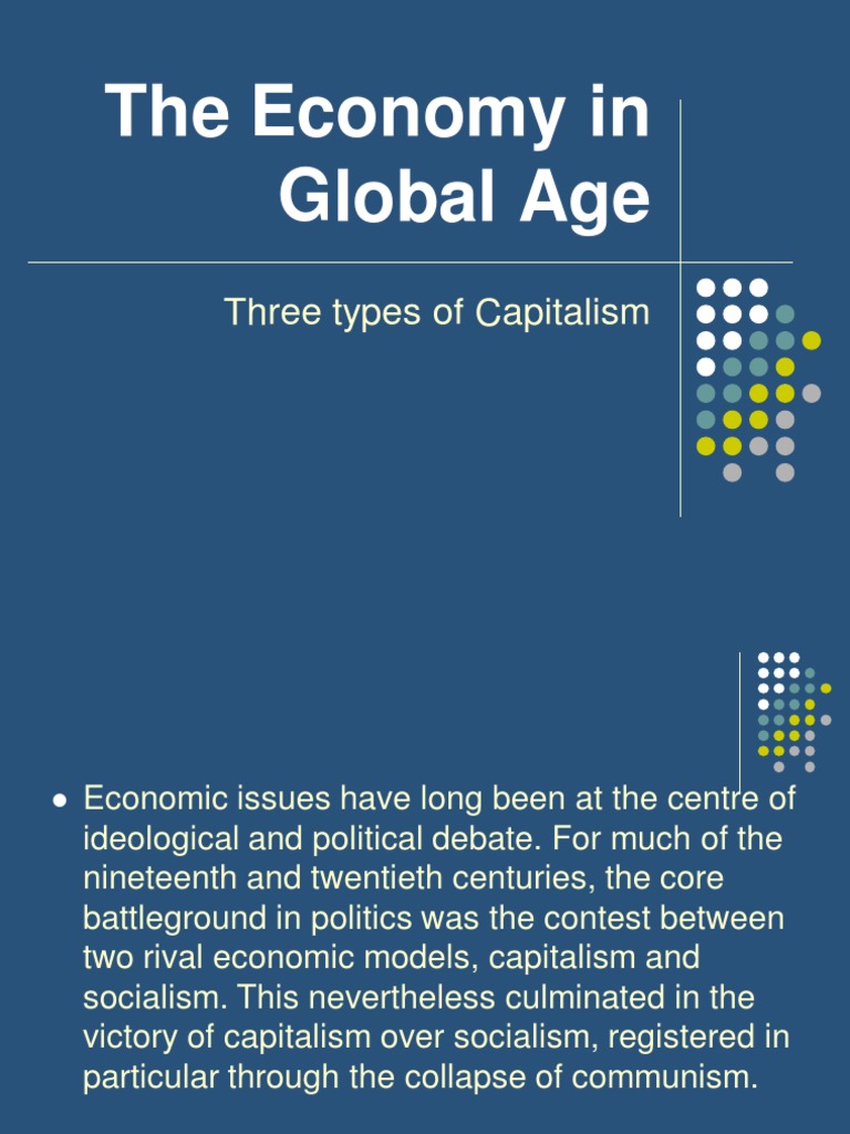 Types of Capitalism | PDF | Capitalism | Market (Economics)