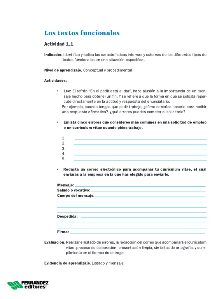 Textos Funcionales Guia 1 p2 | PDF | Puntuación | Plan de estudios