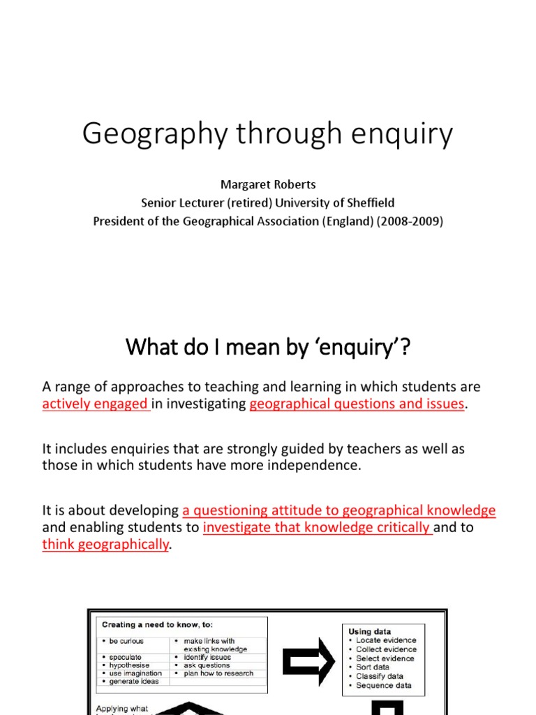 Roberts 2014 Geography Through Enquiry | PDF | Eutrophication | Tourism