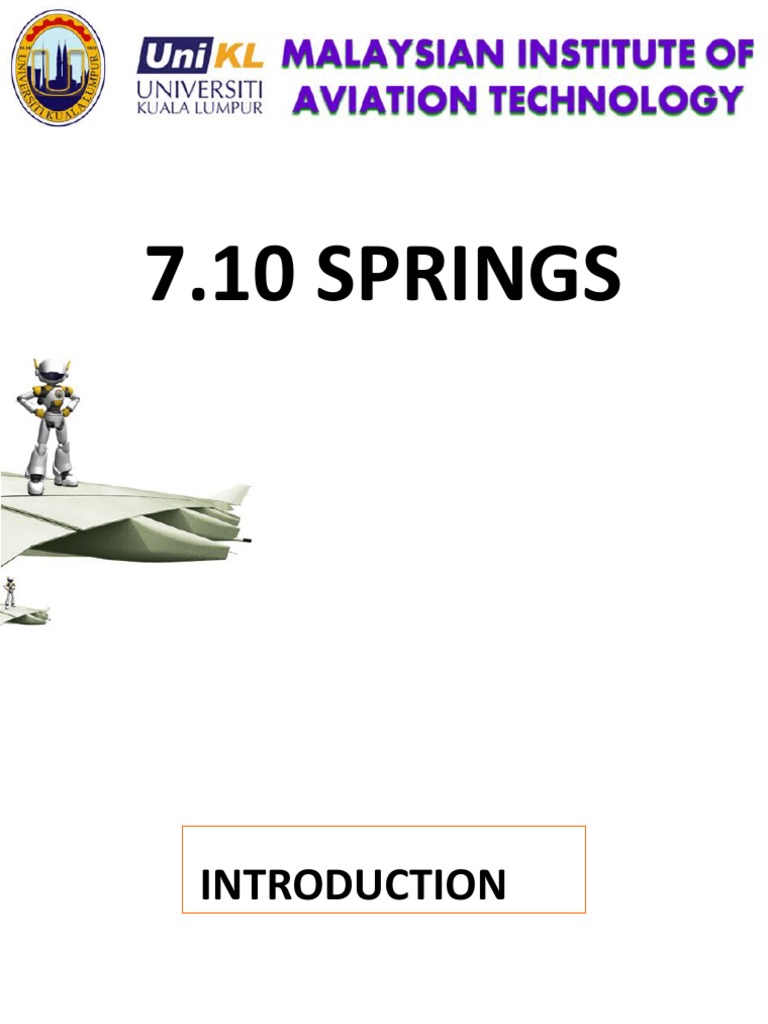 7.10 SPRINGS: Easa B1.1: Module 6.1 | PDF | Applied And ...