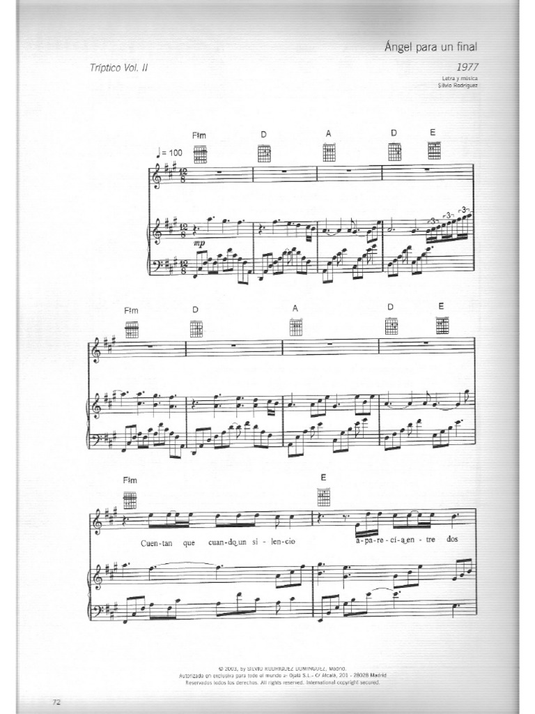 Silvio Rodriguez-Angel para Un Final | PDF