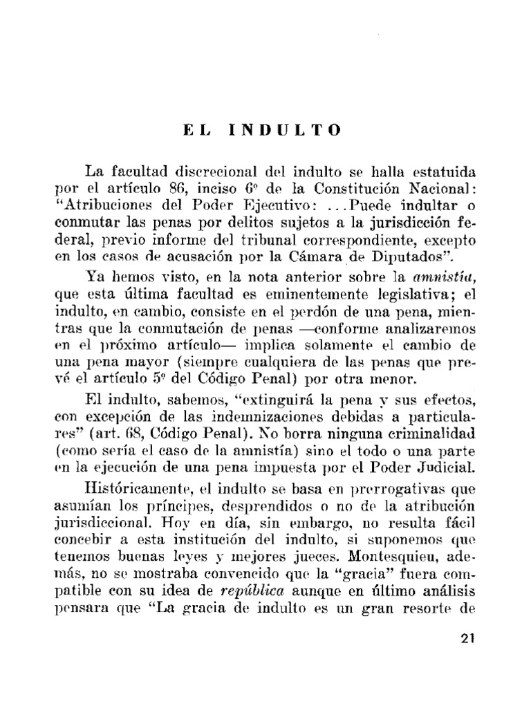 El Indulto | PDF