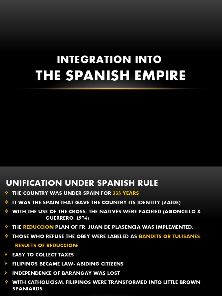 Unification Under Spanish Rule: The Establishment of Spain's Colonial ...