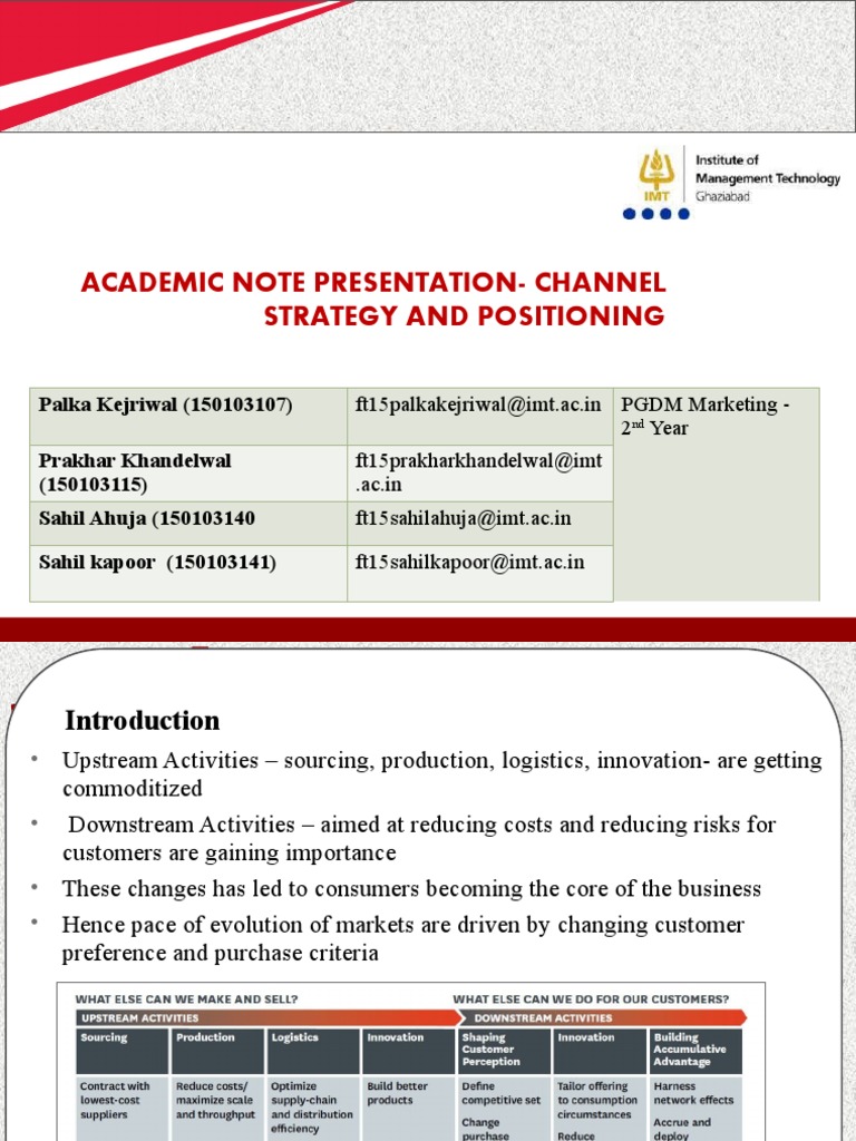 Channel Strategy & Positioning Guide | PDF | Marketing | Strategic ...