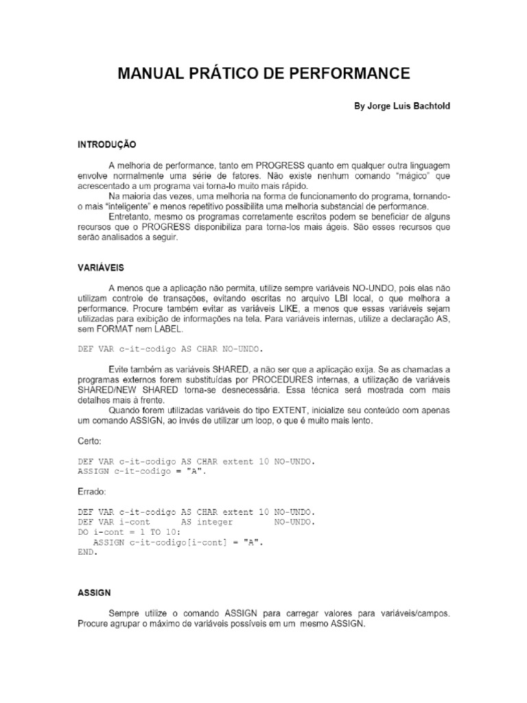 Progress 4gl 0785 Manual Prático De Performance Pdf 8672
