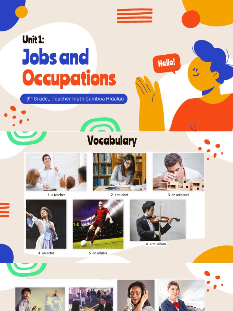 Unit 1 - Jobs and Occupations | PDF