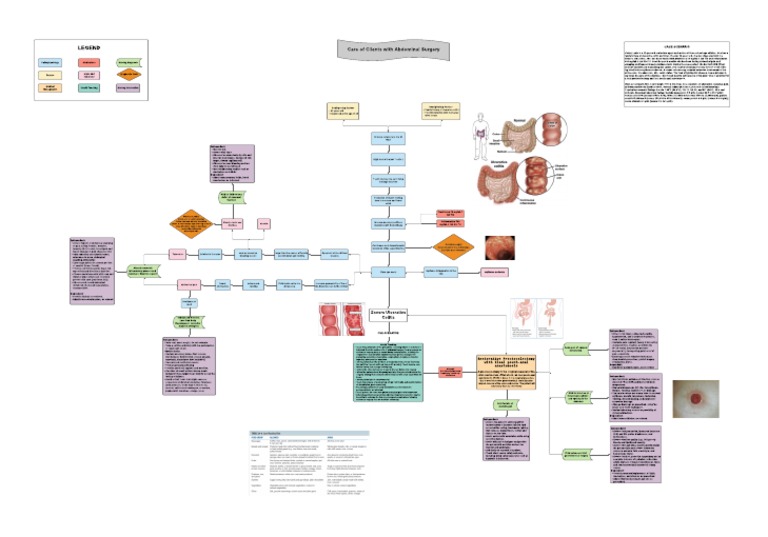 Abdominal Surgery Concept Map | PDF | Ulcerative Colitis ...