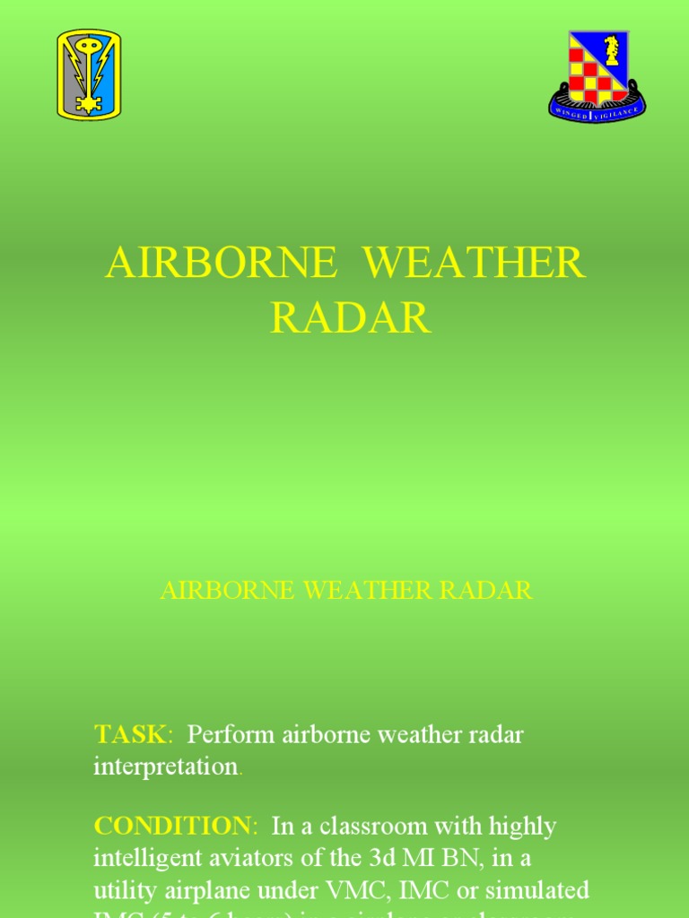 Airborne Weather Radar: Wing E Edvii GLA NC | PDF | Radar | Thunderstorm