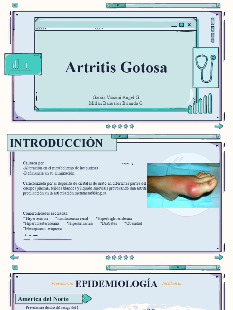 Artritis Gotosa | PDF | Gota | Inflamación