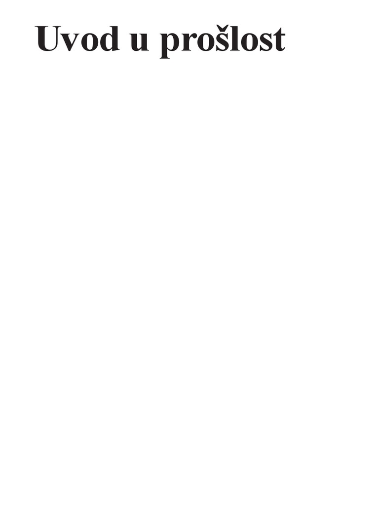 Uvod U Proslost - Web | PDF