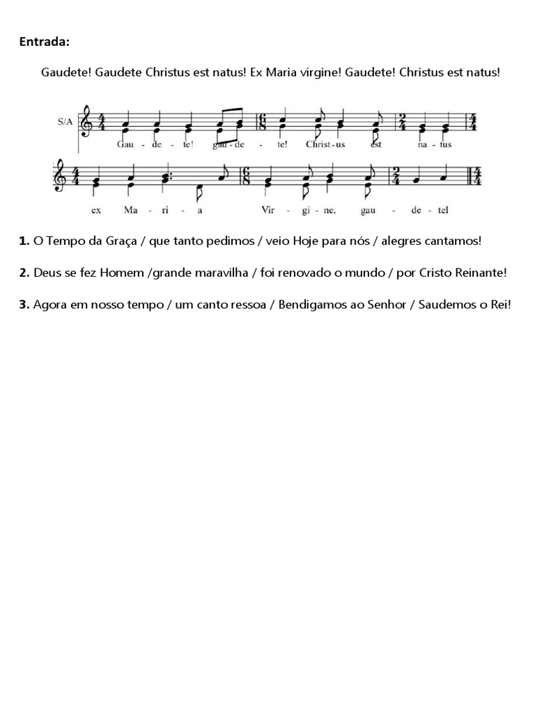 Folha de Canto | PDF | Jesus | Maria, mãe de Jesus Folha de Canto | PDF | Jesus | Maria, mãe de Jesus