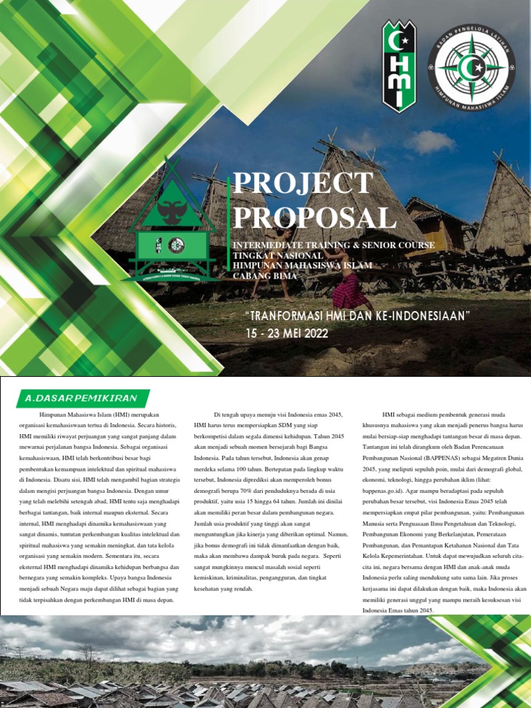 Proposal LK Ii Dan SC Cabang Bima Ok | PDF | Karier & Perkembangan