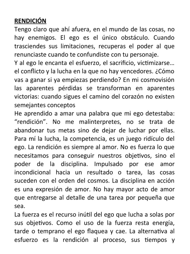 El Poder de La Disciplina-Reimon Sanso | PDF | Amor | Yo