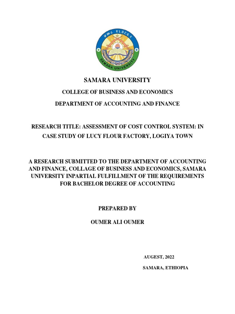 Research | PDF | Cost Accounting | Profit (Economics)