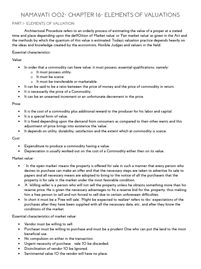 A Comprehensive Overview of the Key Elements and Methods of Real Estate ...