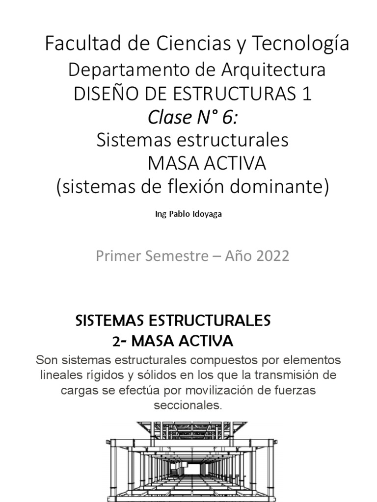 CLASE 6 - Diseño de Estructuras | Descargar gratis PDF | Viga (Estructura) | Doblar
