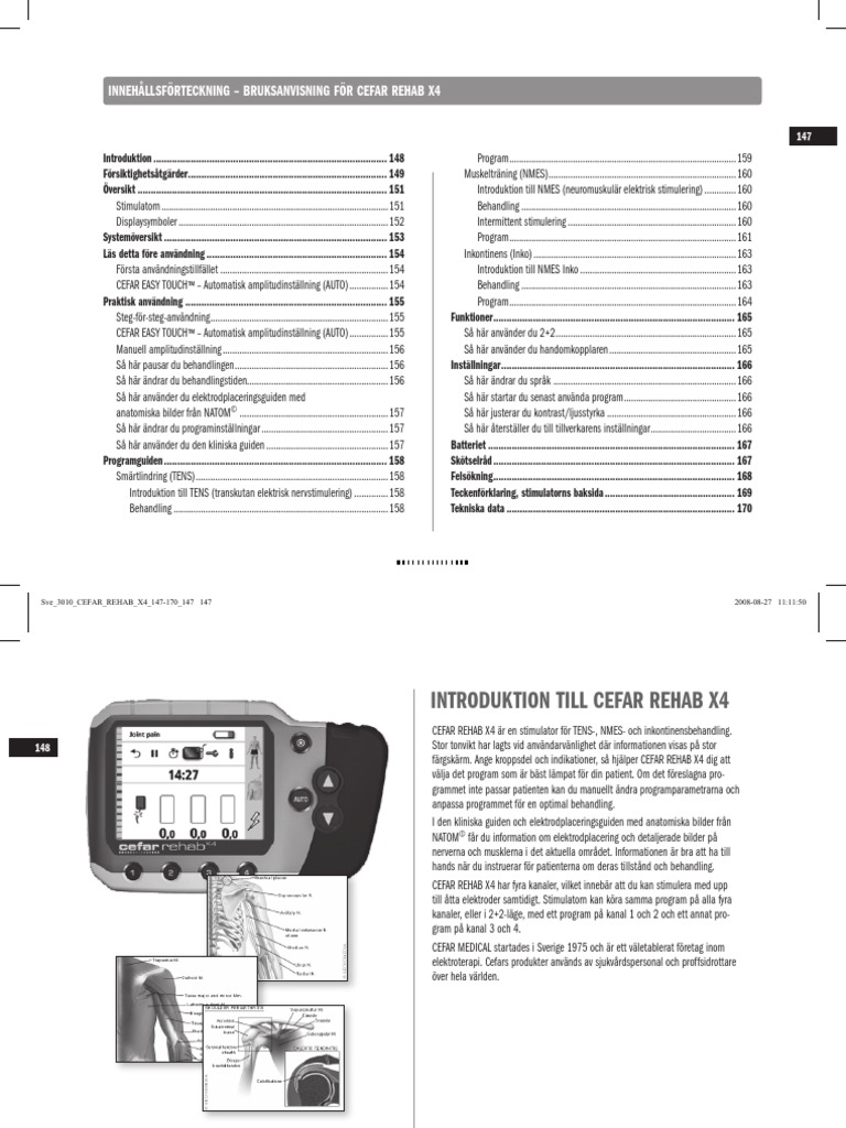 Cefar Rehab x4 | PDF