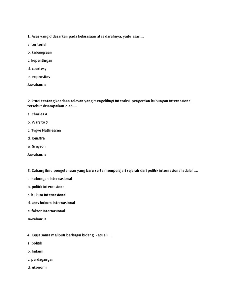 Soal PKN Kelas Xi | PDF | Politik | Ilmu Sosial