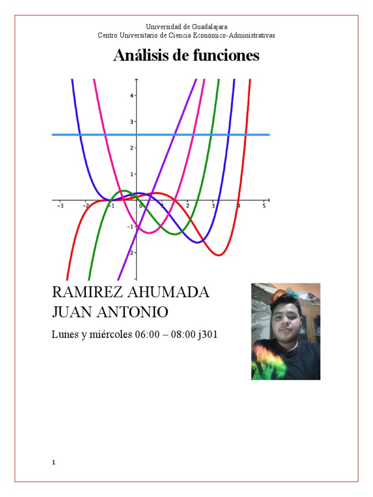 Análisis de funciones | PDF | Función (Matemáticas) | Álgebra