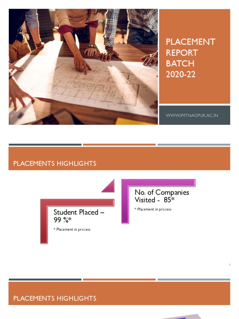 IMT Nagpur Placement Report 2022 | PDF | Financial Analyst | Economies