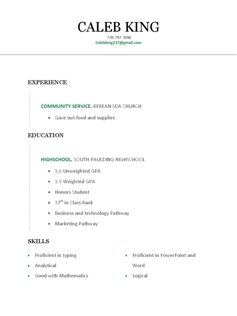 Resume Draft | PDF