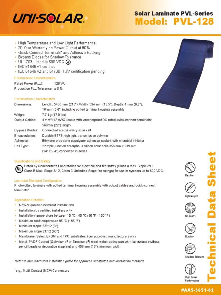 PVL 128 en | PDF | Materials | Electrical Engineering