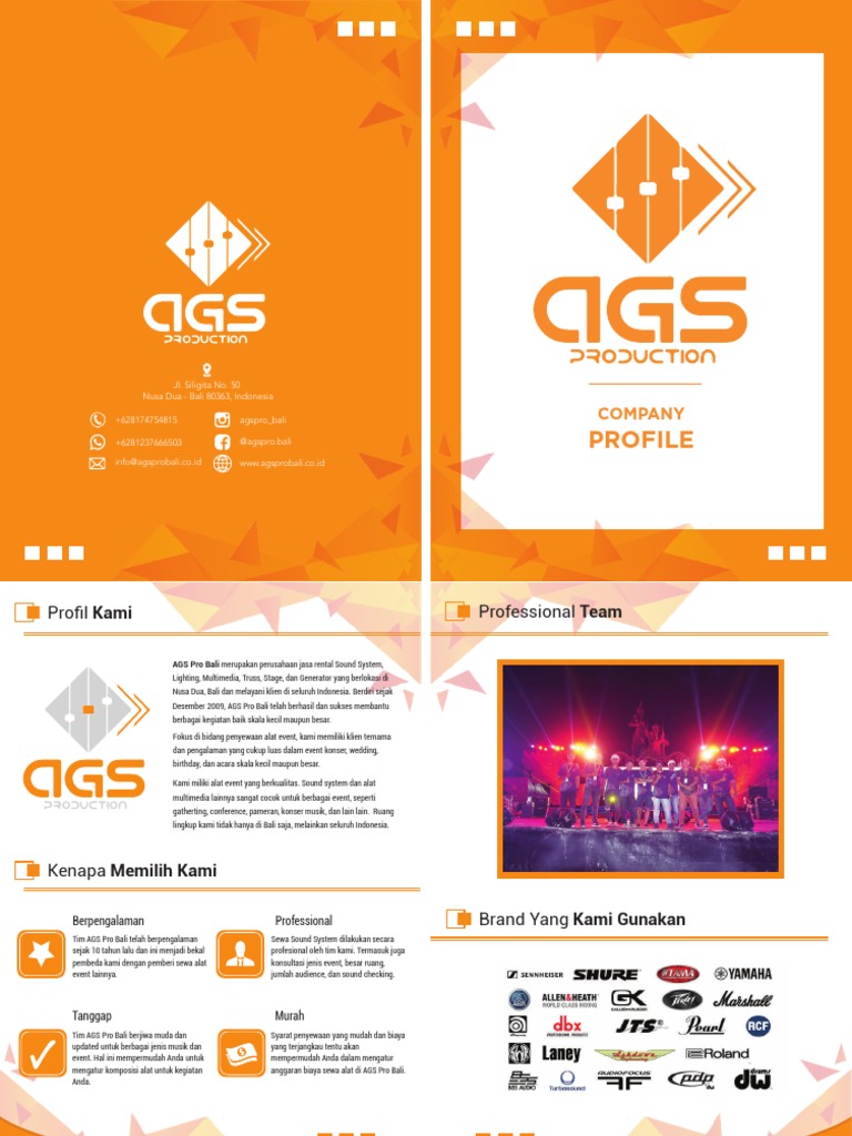 Company Profile Ags Production | PDF
