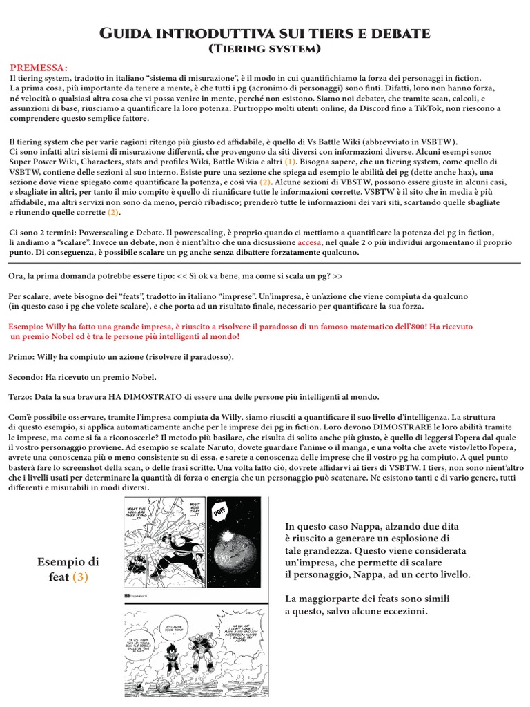 Debate - Power Scaling Guide - DPSL Guide-1 | PDF