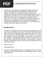 Pharmacy Management System: Problem Statement | PDF