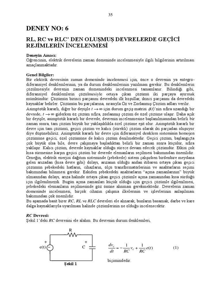 Deney 6 | PDF