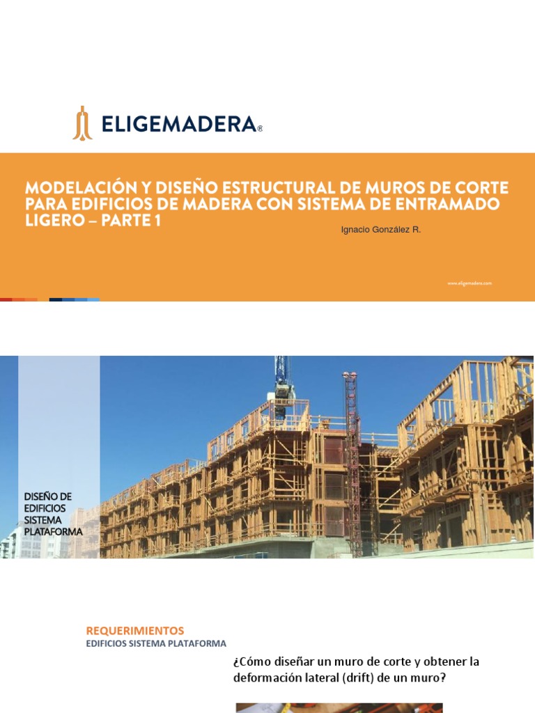 Modelacion y Diseño Estructural de Muros de Corte para Edificios de ...