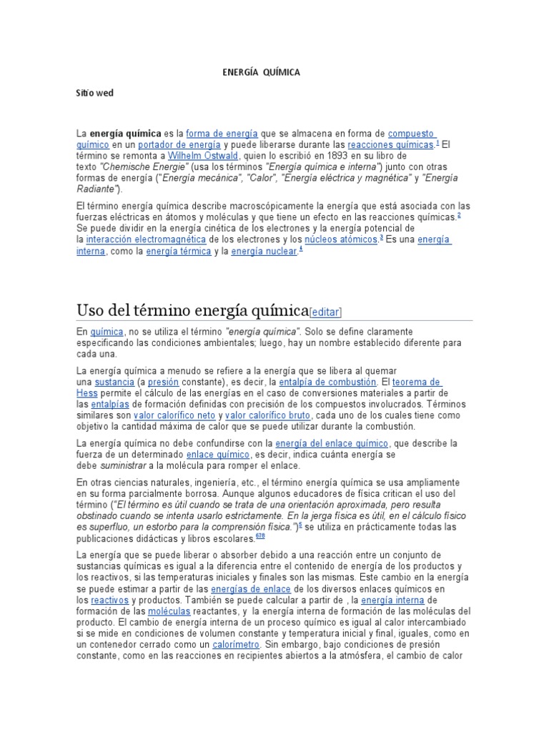 Energía Química Alison Leal Octavo | PDF | Química | Naturaleza